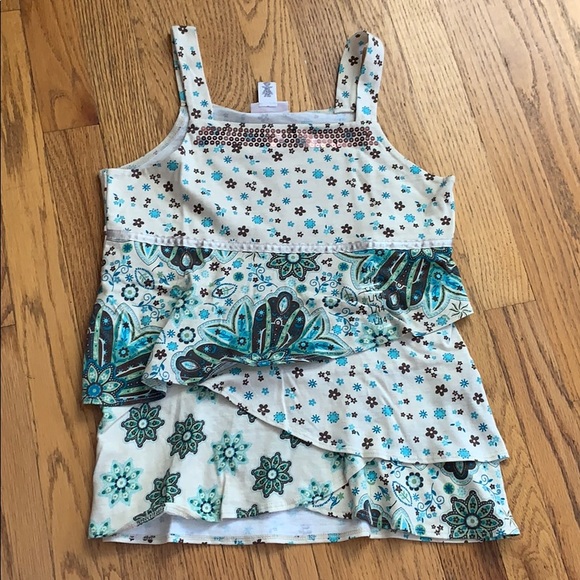 Limited Too | Shirts & Tops | Limited Too Tiered Tank With Sequin ...